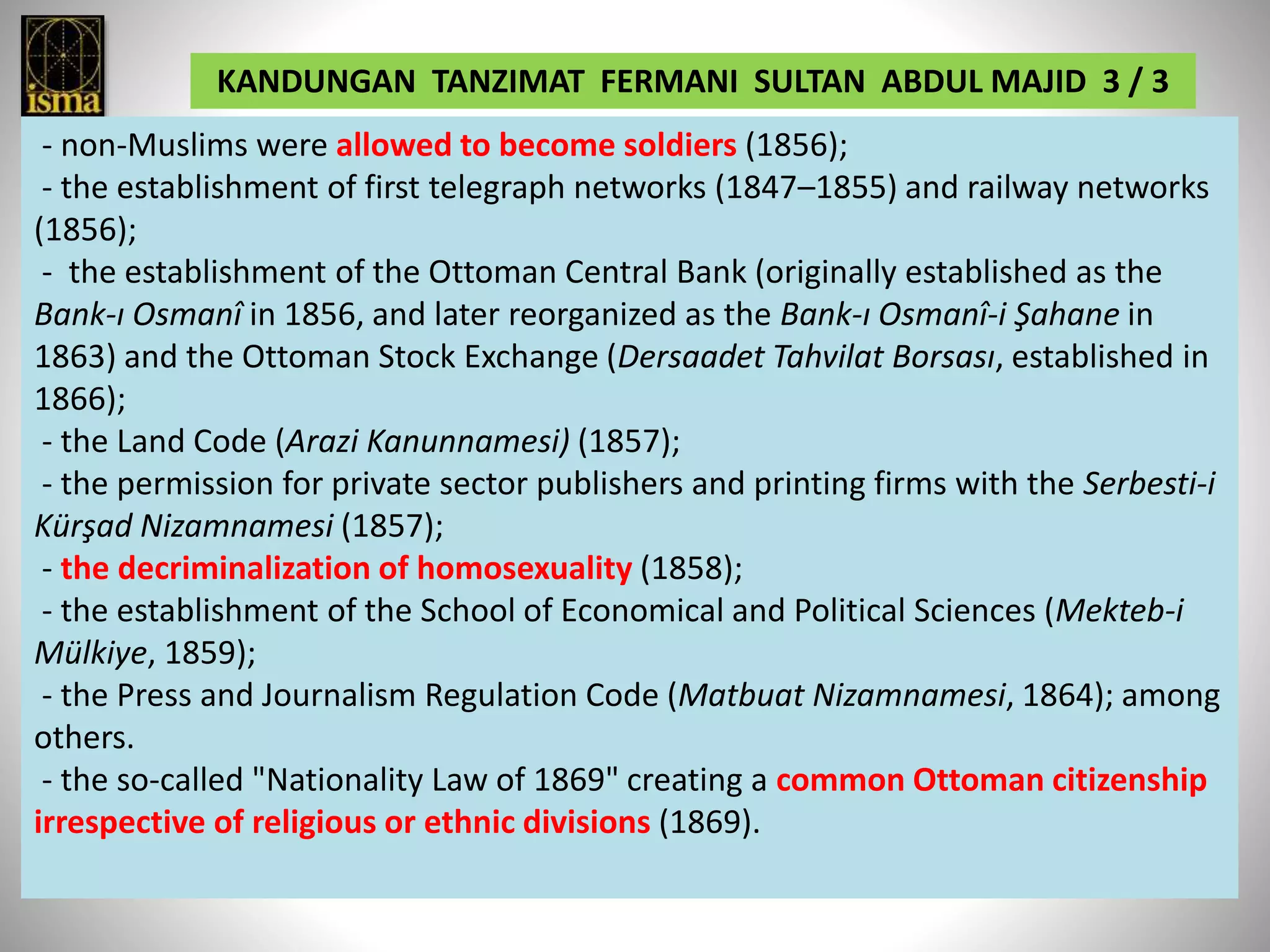 Empayar ottoman sultan abdul hamid ii - pt 1 | PPTX
