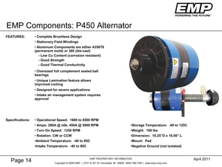 EMP cooling systems solutions ppt 04 10 11 | PPT
