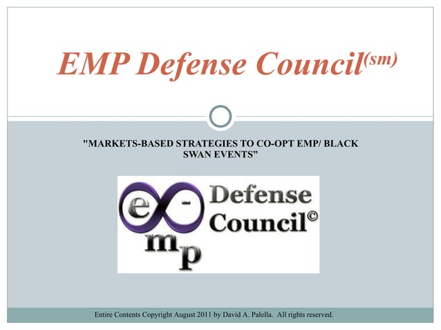 EMP Defense Council(sm) - Presentation by Desi Ivanova | PPT