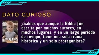 Juego interactivo para aprender biblia y su historia | PPTX