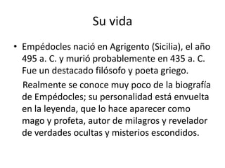 Empedocles | PPTX