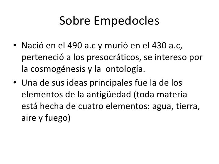 Empedocles