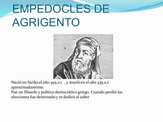 Empedocles | PPTX