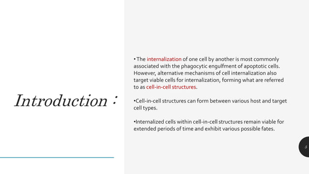 Emperipolesis , Entosis , Cell Cannibalism main.pptx | Cancer ...