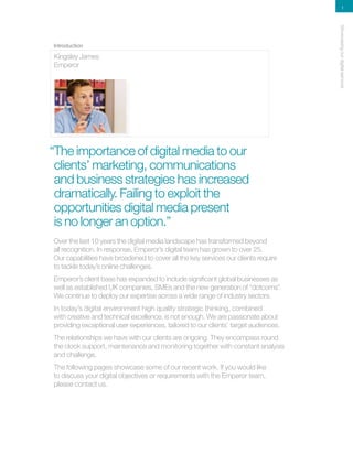 Emperor Digital Portfolio | PDF