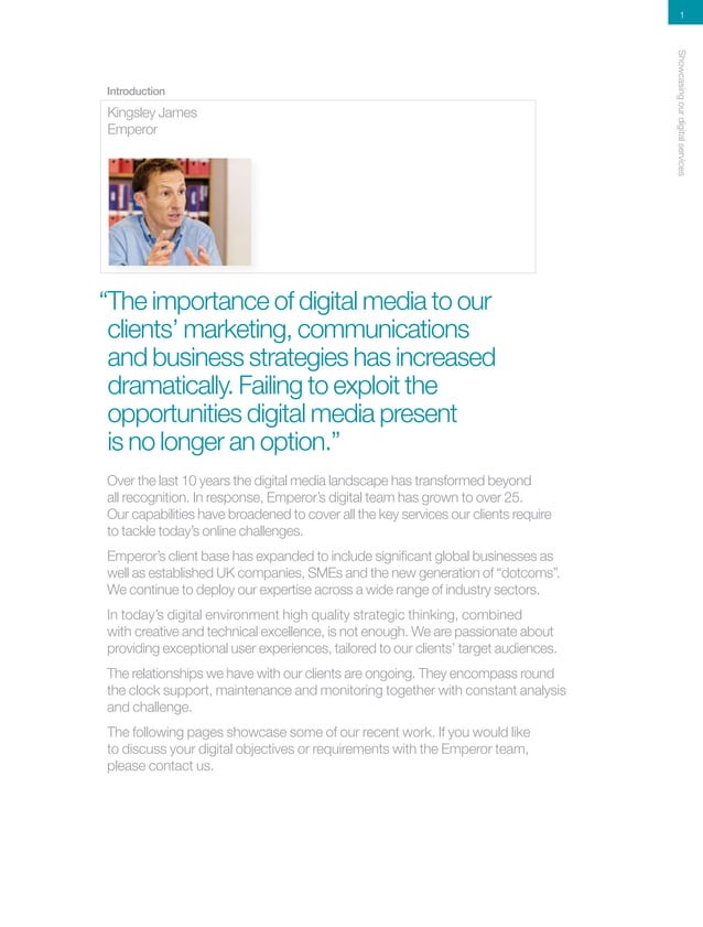 Emperor Digital Portfolio | PDF