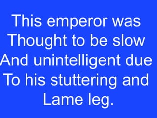 Emperor Jeopardy: Review the Early Roman Emperors | PPTX