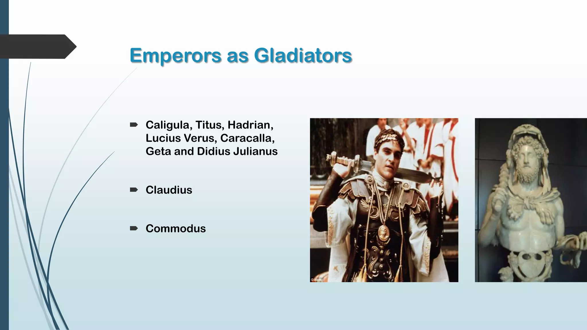 Emperors and gladiators | PPTX