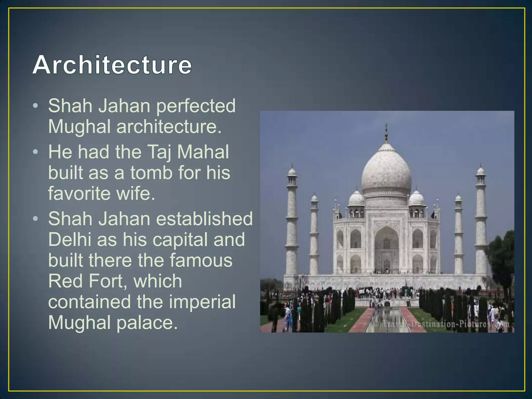Emperor shah jahan | PPTX