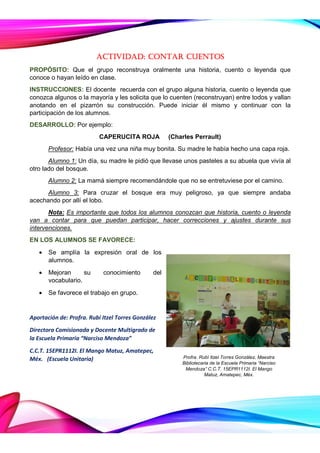 ACTIVIDADES PARA EMPEZAR EL DIA | PDF