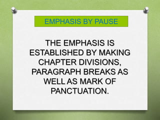 PARAGRAPH EMPHASIS | PPTX