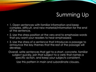 Emphasis: Sentence Stucture | PPT | Free Download