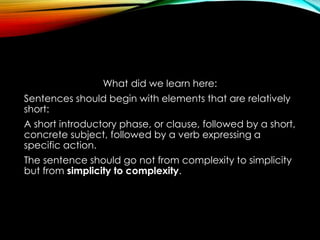 Emphasis: Sentence Stucture | PPTX