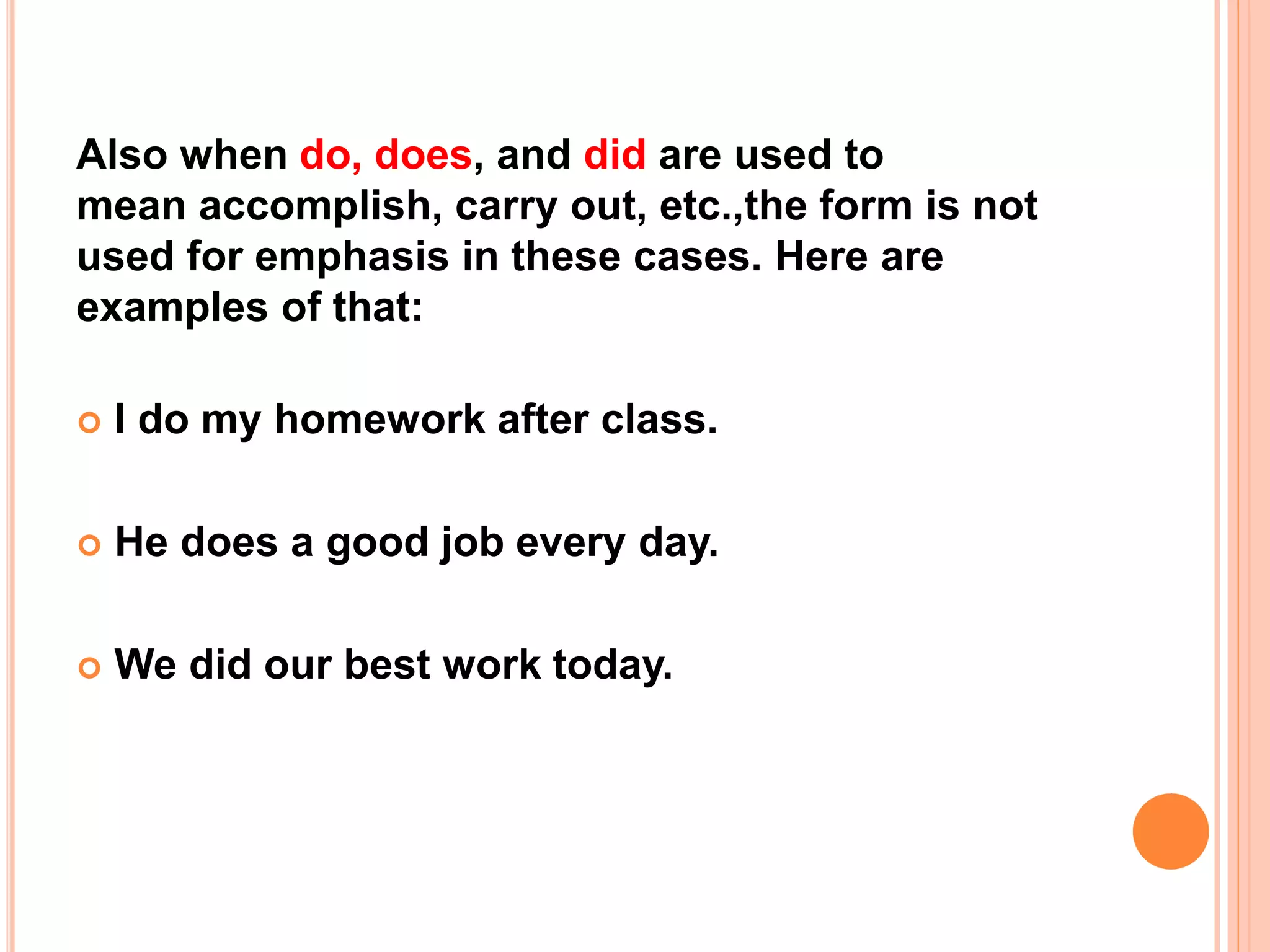 Emphatic form | PPTX