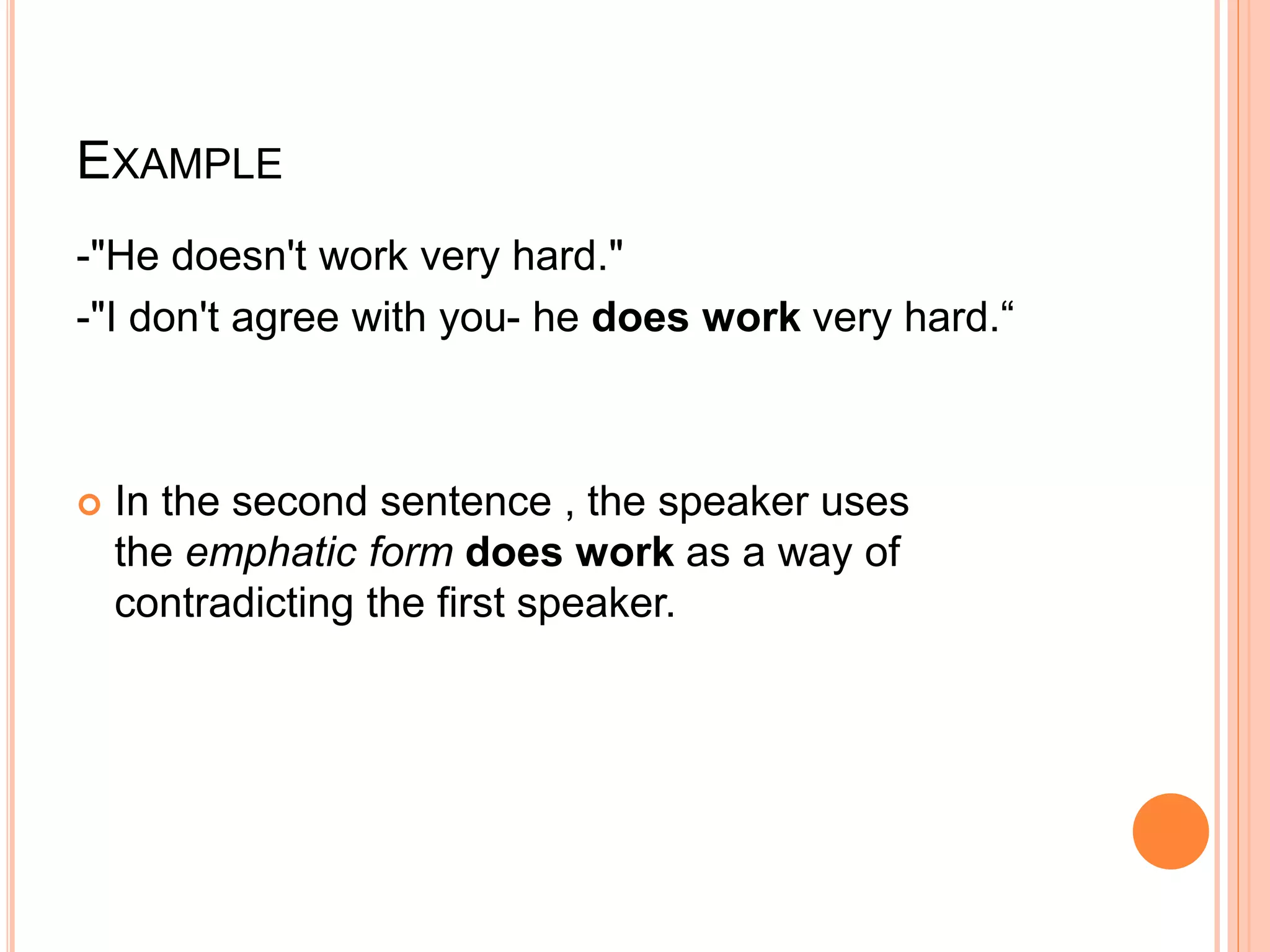 Emphatic form | PPTX