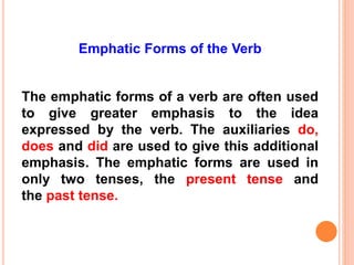 Emphatic form | PPTX