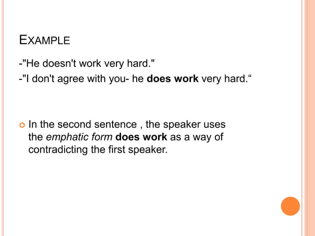 Emphatic form | PPTX