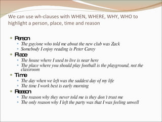 Emphatic Structures | PPT