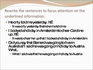 Emphatic Structures | PPT