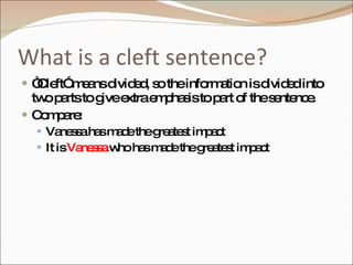 Emphatic Structures | PPT