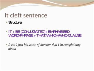 Emphatic Structures | PPT