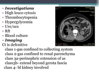 EMPHYSEMATOUS PYELONEPHRITIS | PPTX