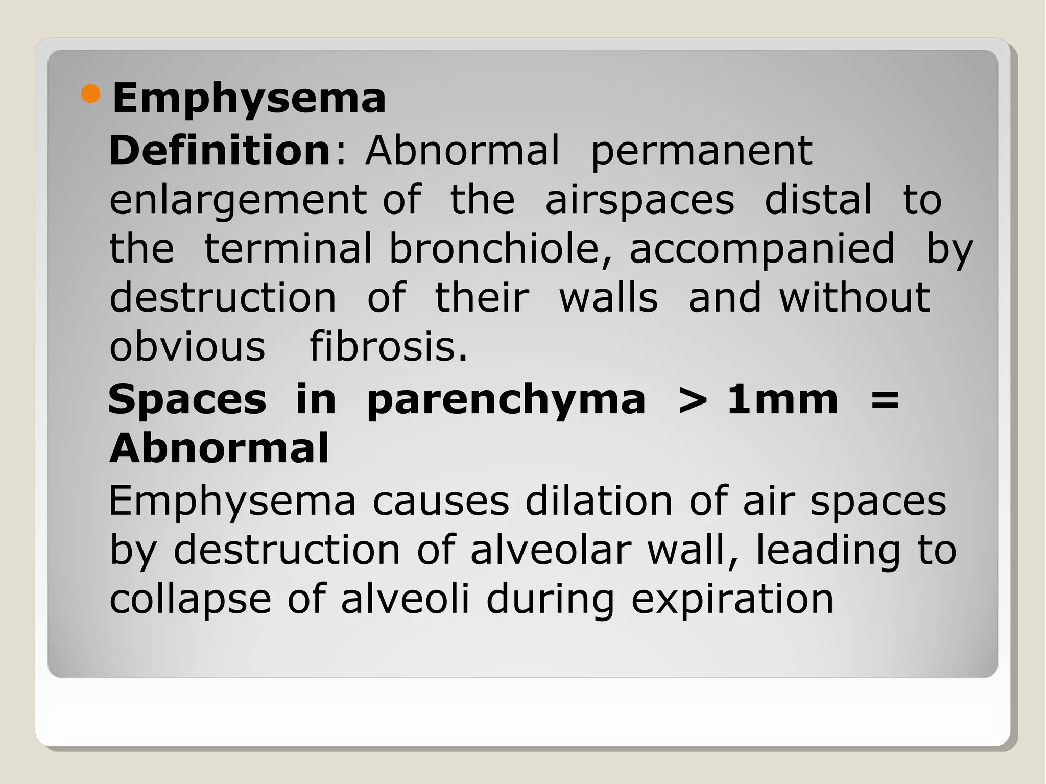 Emphysema | PPT