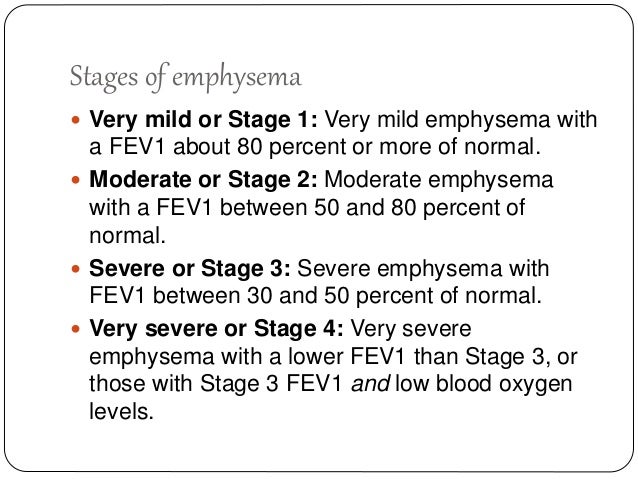 Emphysema causes symptoms and preventions