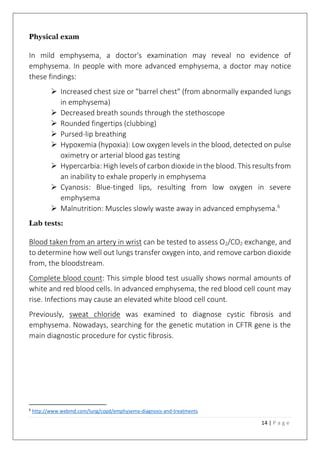 Emphysema | PDF