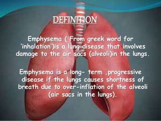 Emphysema (COPD) | PPTX