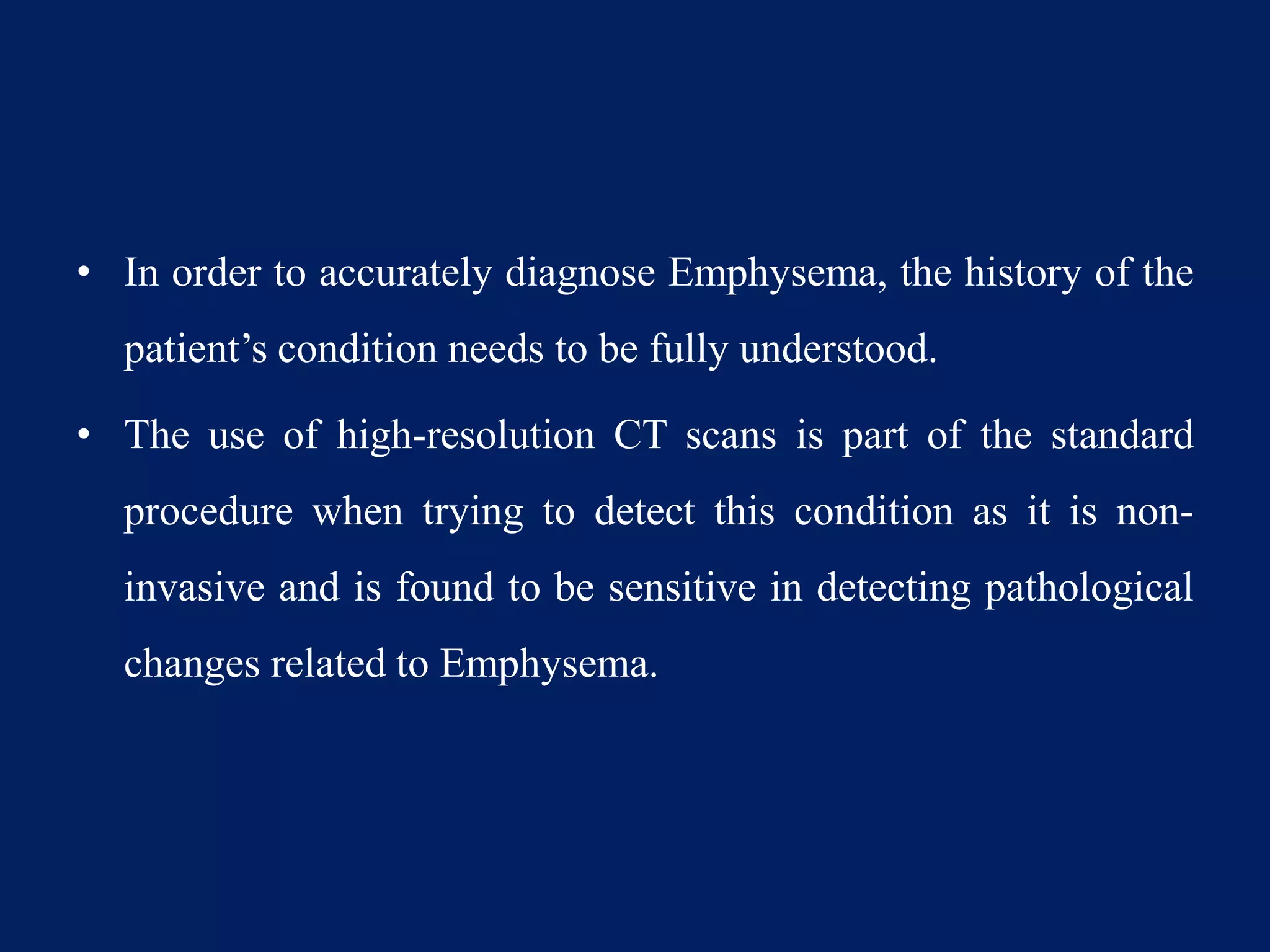 Emphysema and therapeutics | PPTX