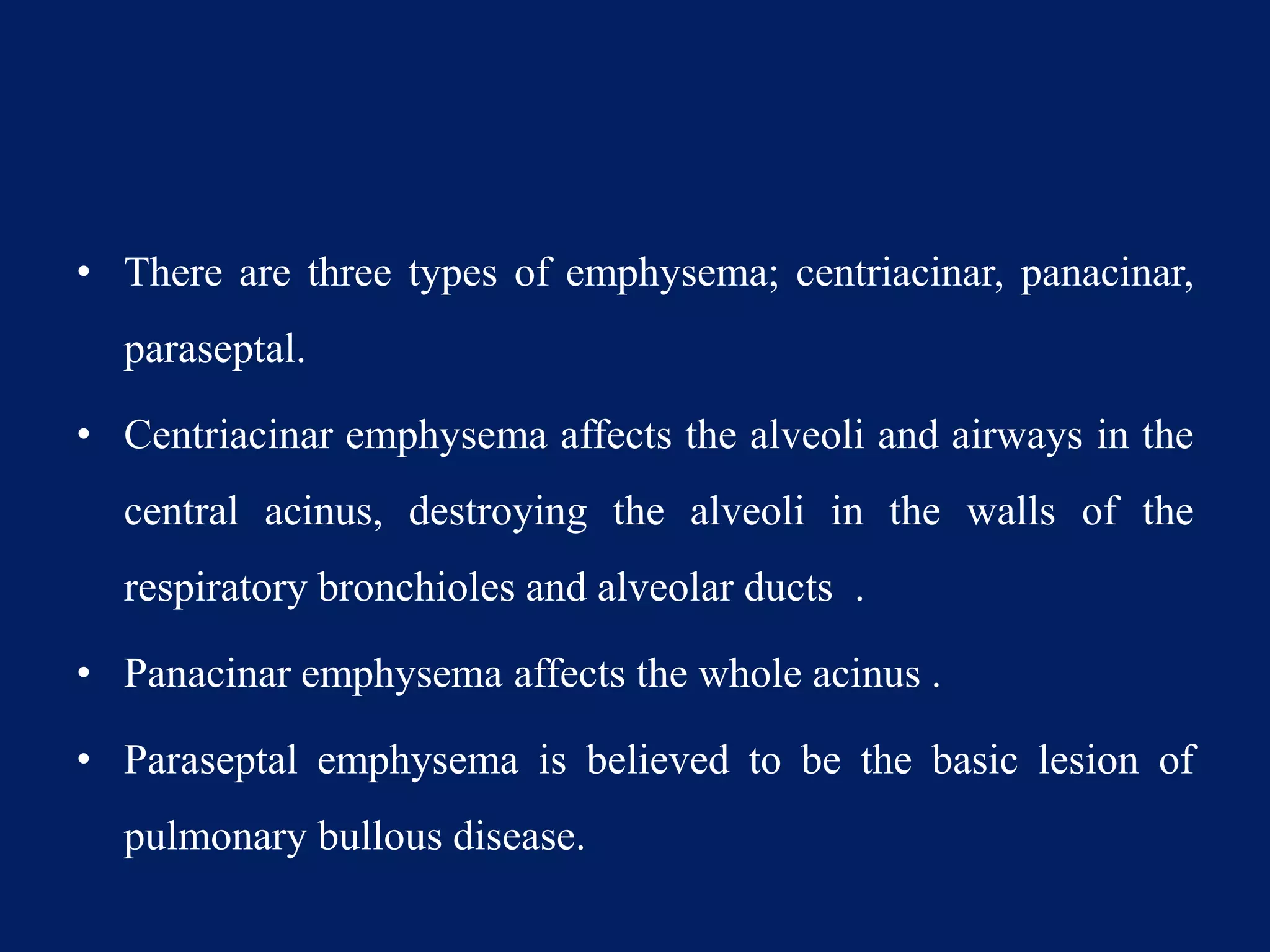 Emphysema and therapeutics | PPTX