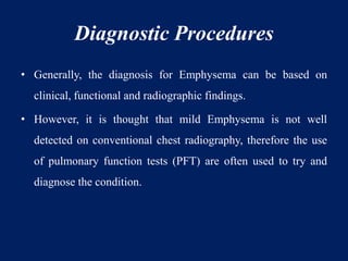 Emphysema and therapeutics | PPTX