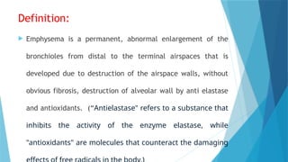 Emphysema power point.( Respiratory disease) | PPT