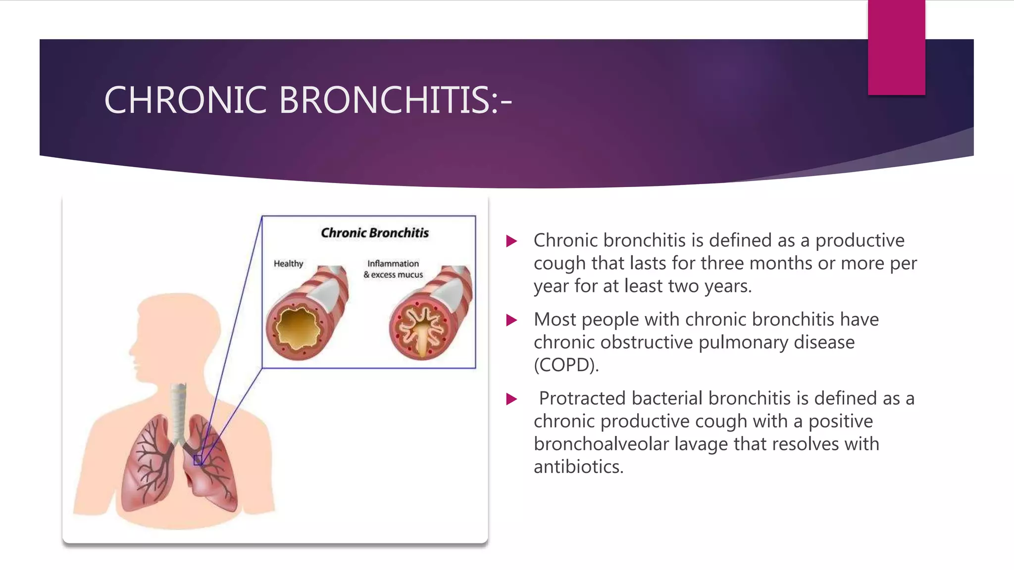Emphysema and chronic bronchitis | PPT