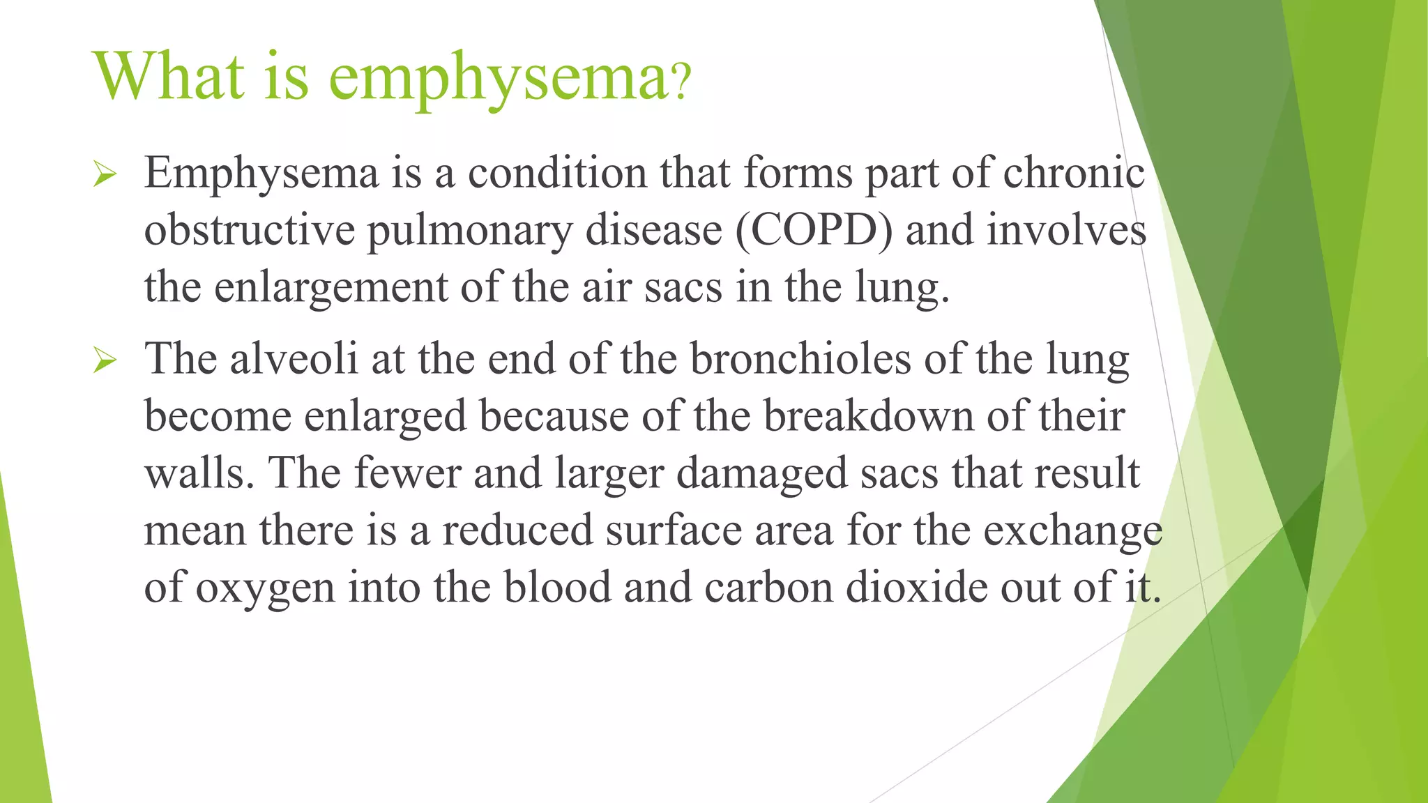 Emphysema PPT | PPTX
