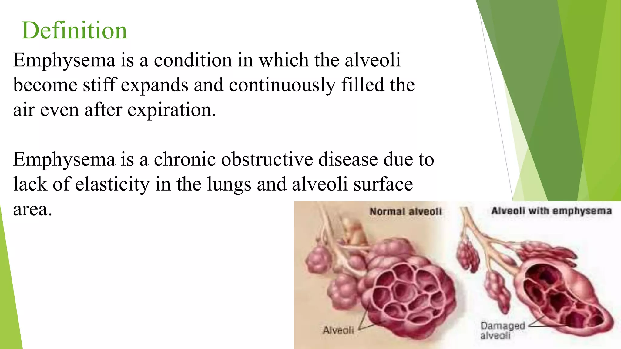 Emphysema PPT | PPTX