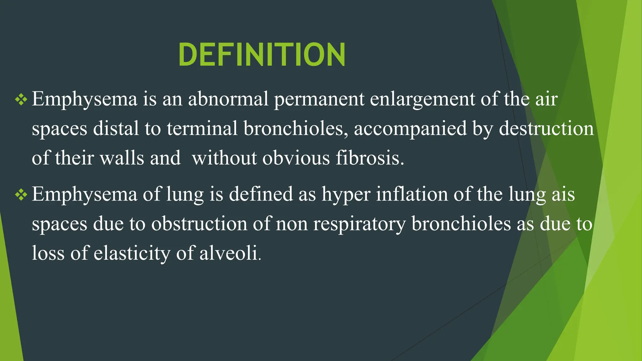 NURSING MANAGEMENT OF PATIENT WITH EMPHYSEMA .PPT | Lung and ...