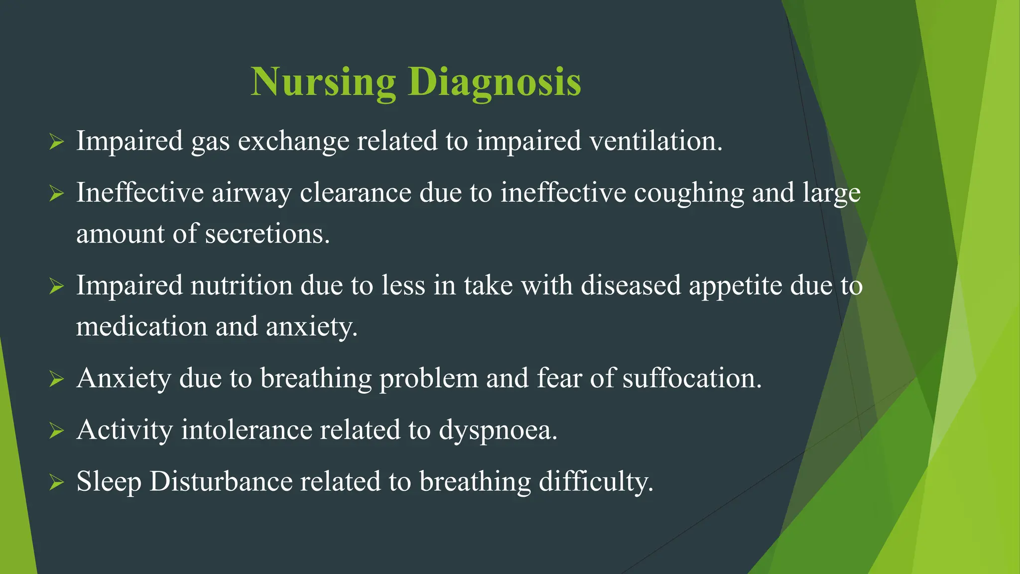 NURSING MANAGEMENT OF PATIENT WITH EMPHYSEMA .PPT
