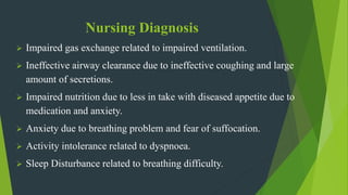 NURSING MANAGEMENT OF PATIENT WITH EMPHYSEMA .PPT
