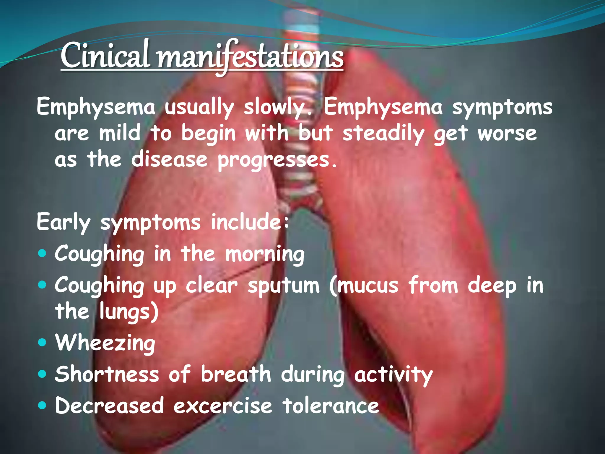 Emphysema ppt | PPTX