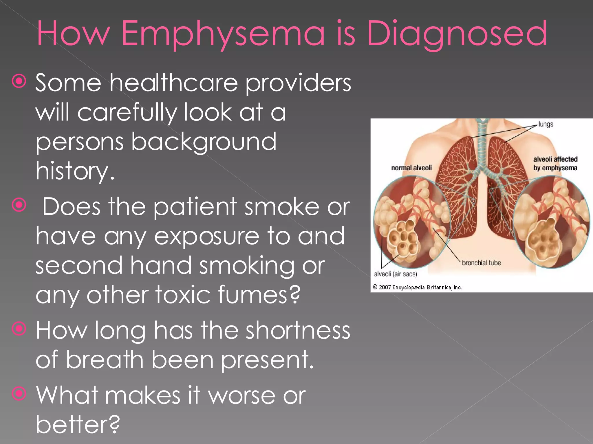 Student Work Emphysema | PPT | Illegal Drugs, Tobacco, eCigarettes ...