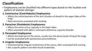 Emphysma. a condition of lower respiratory tract | PDF | Lung and ...