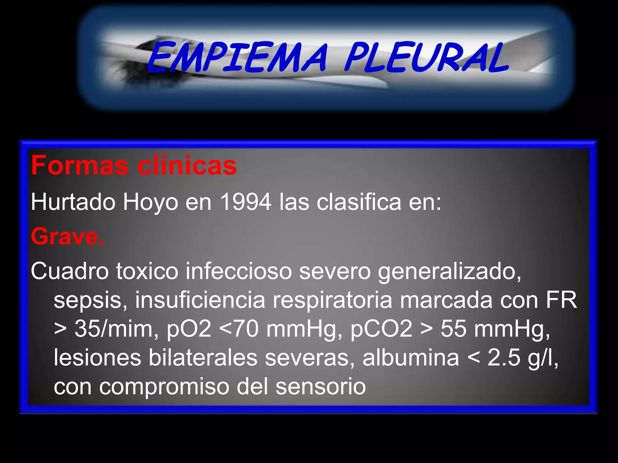 Empiema pleural | PPTX