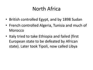 Empire building in africa | PPTX