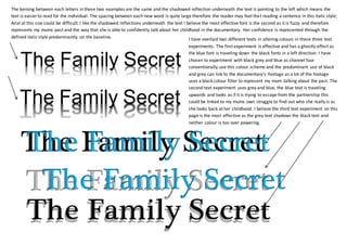 double page spread and text font analysiss | DOCX