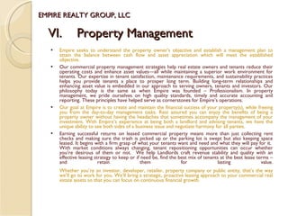 Empire Company Profile | PPT | Real Estate Industry | Industries