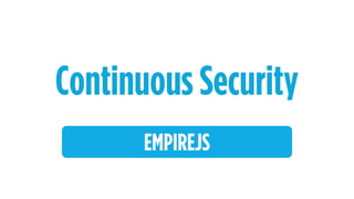 Continuous Security | PPT