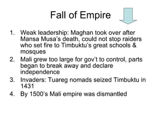 Empire Of Mali | PPT
