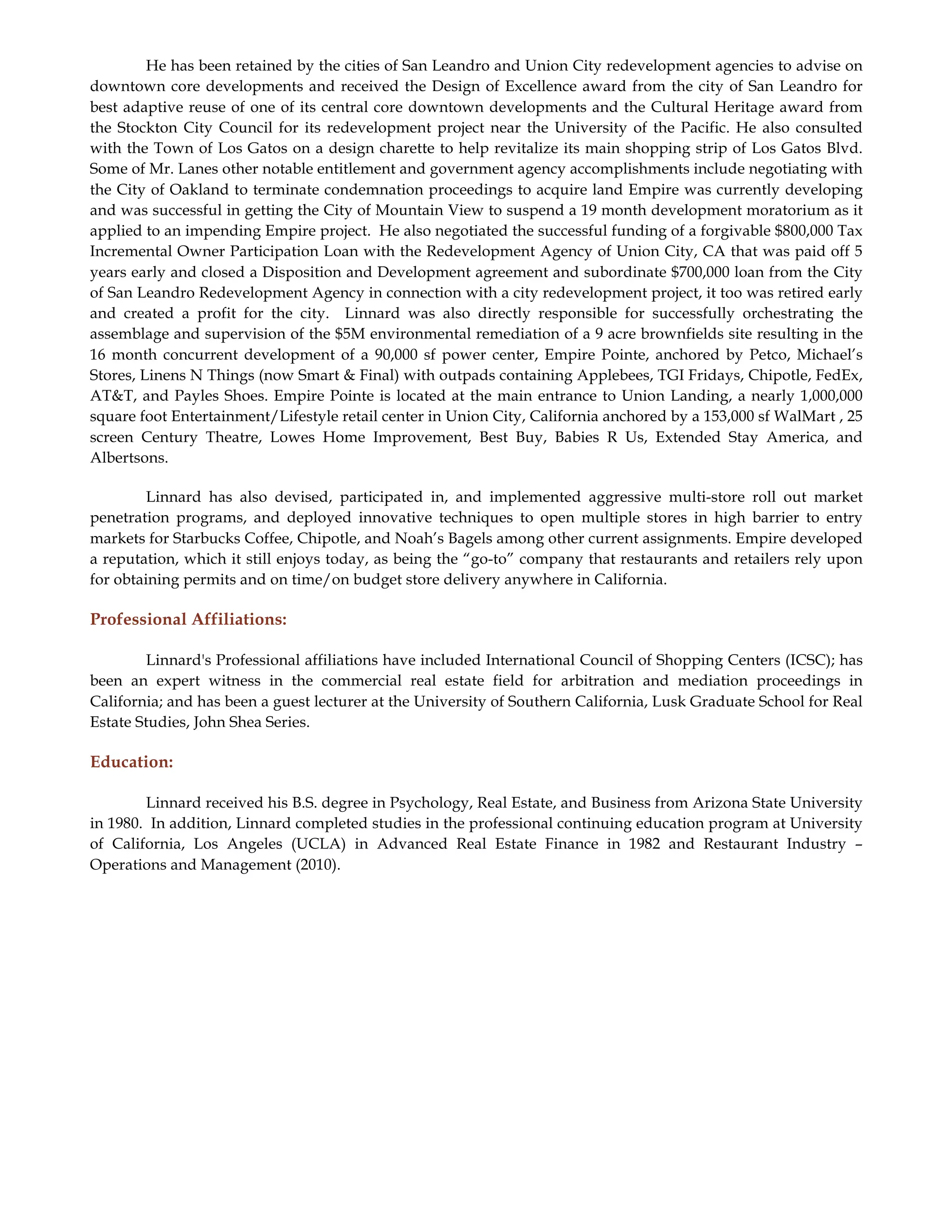 Empire Biography & Summary Portfolio | PDF